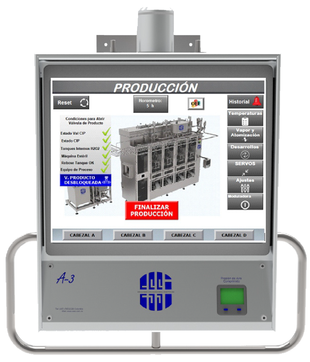Envasadora Aséptica ESSI A3 - ESSI
